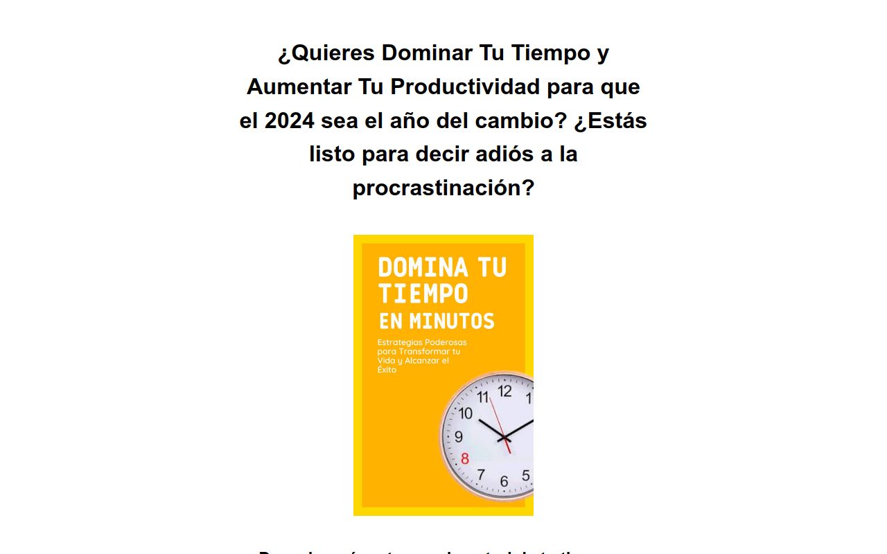Domina Tu Tiempo